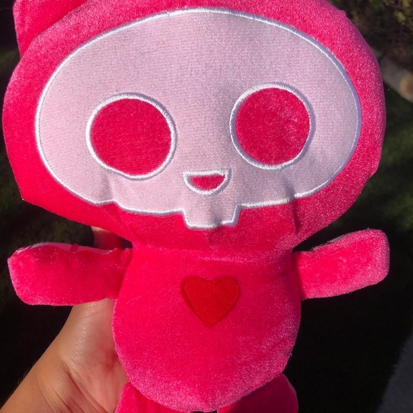Fiesta | Toys | Rare Kit Skelanimals Neon Pink Plush 2 | Poshmark